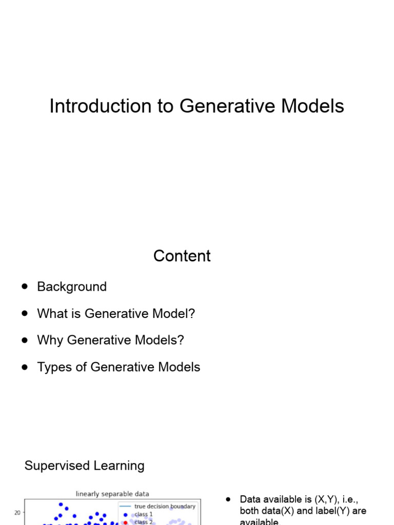 Introduction To Generative Models | PDF | Computational Neuroscience | Cybernetics