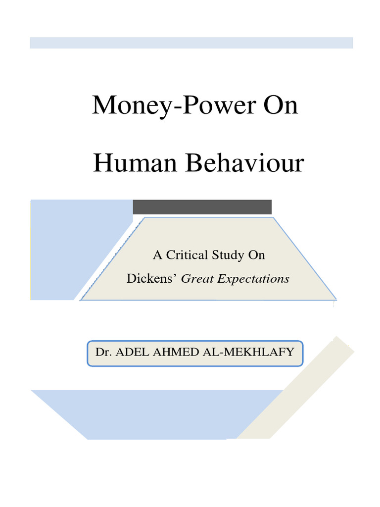Money Power On Human Behaviour | PDF | Great Expectations | Estella ...