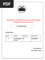 MSBTE Micro Project Format Guide | PDF | Educational Stages