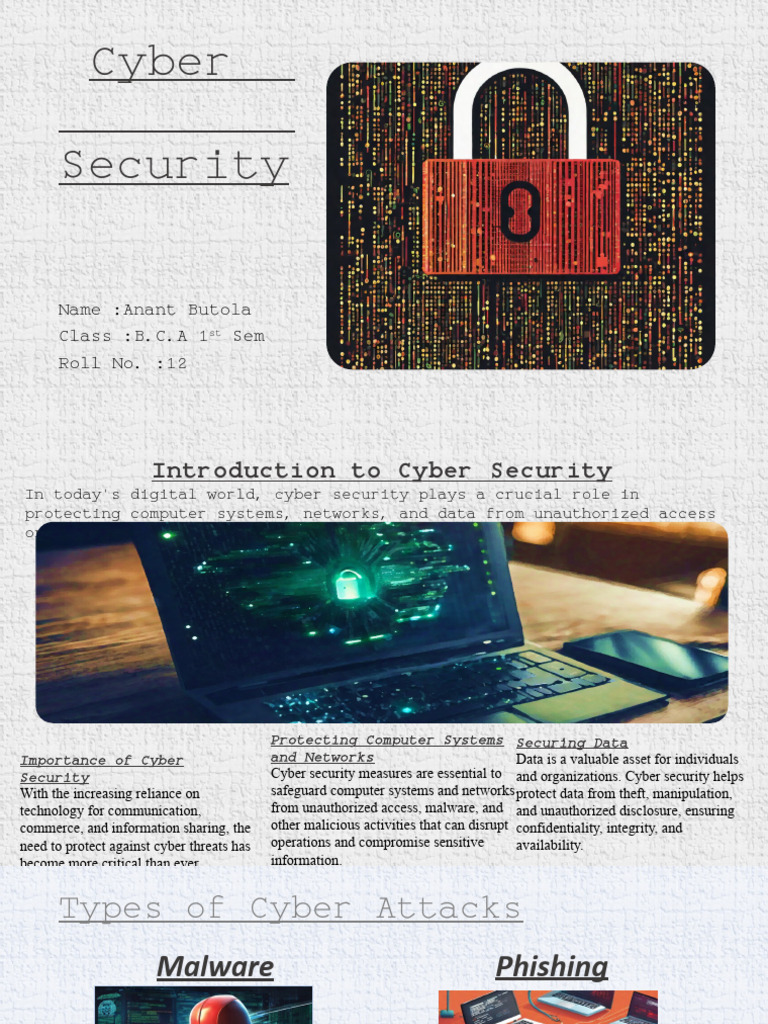 Cyber Security | PDF | Security | Computer Security