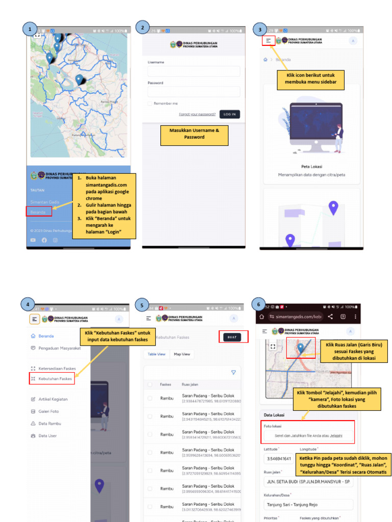 Tutorial Input Data Kebutuhan Faskes | PDF
