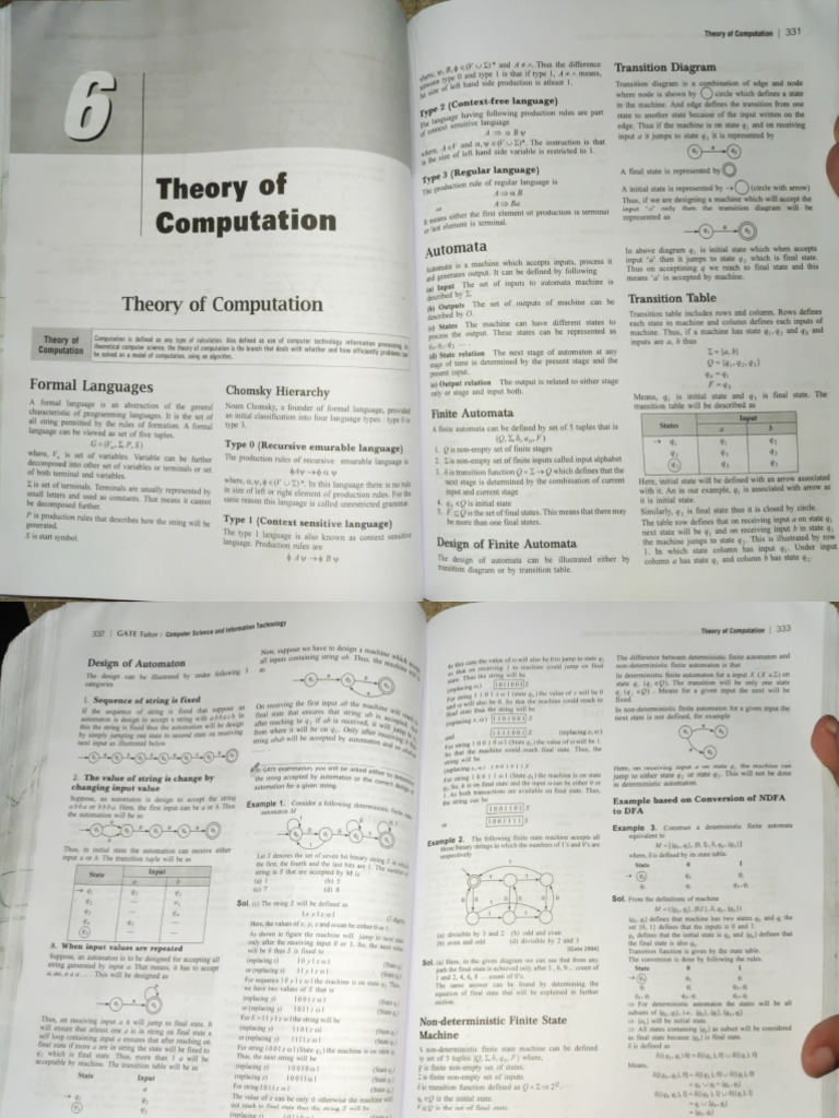 Computation: Theory of | PDF | Automata Theory | Formal Methods