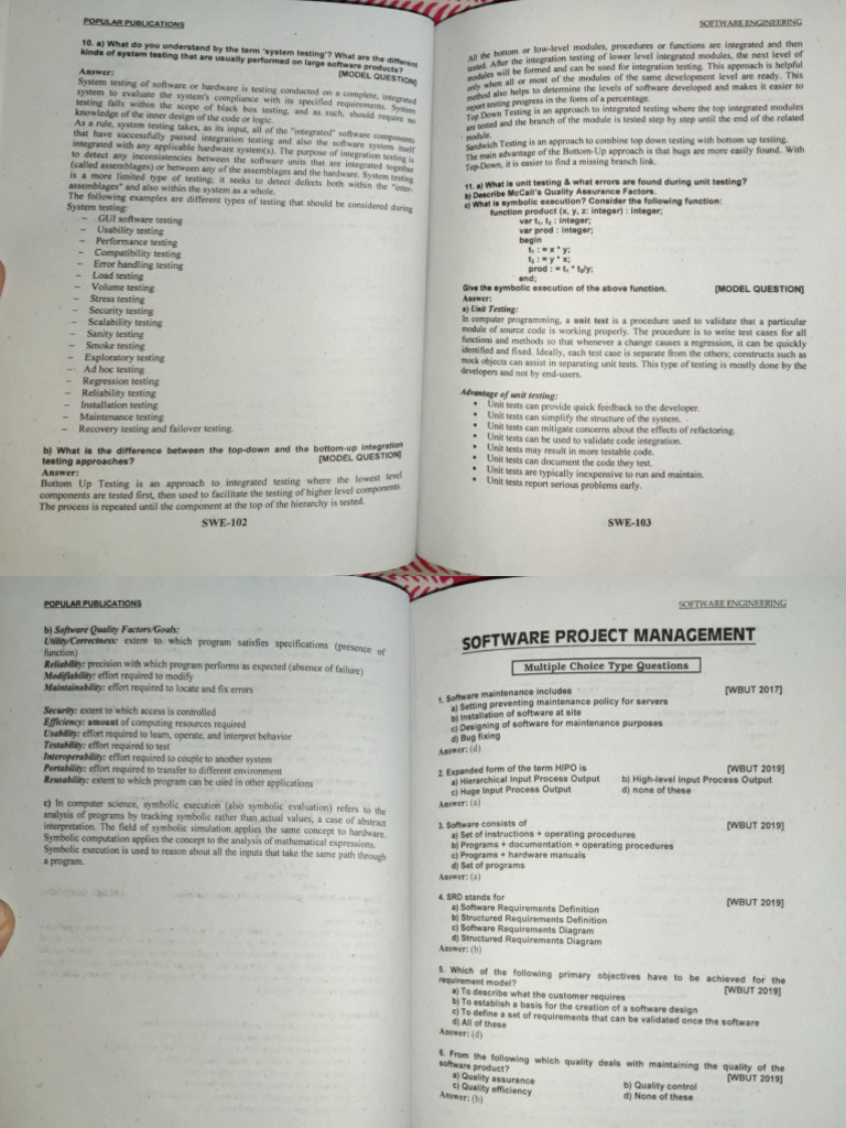 Software Testing and Quality Factors | PDF | Unit Testing | Software ...