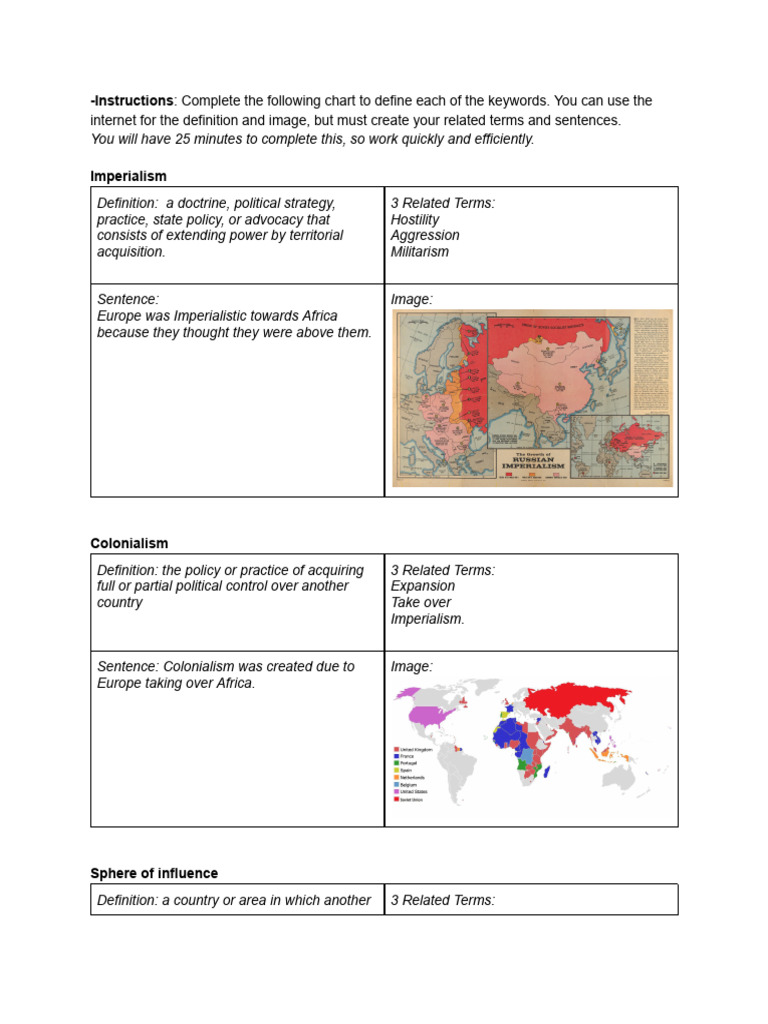 Understanding Imperialism Concepts | PDF | Imperialism | British Empire