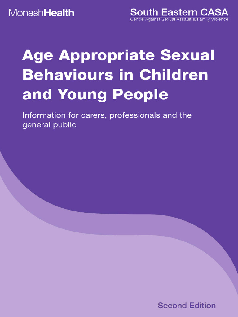 Age Appropriate Behaviours Book | PDF | Child Development | Human Sexual Activity
