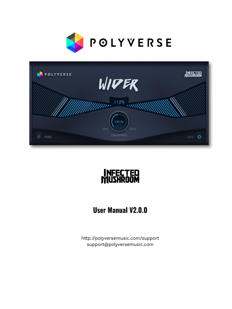 Wider VST Plugin Manual | PDF