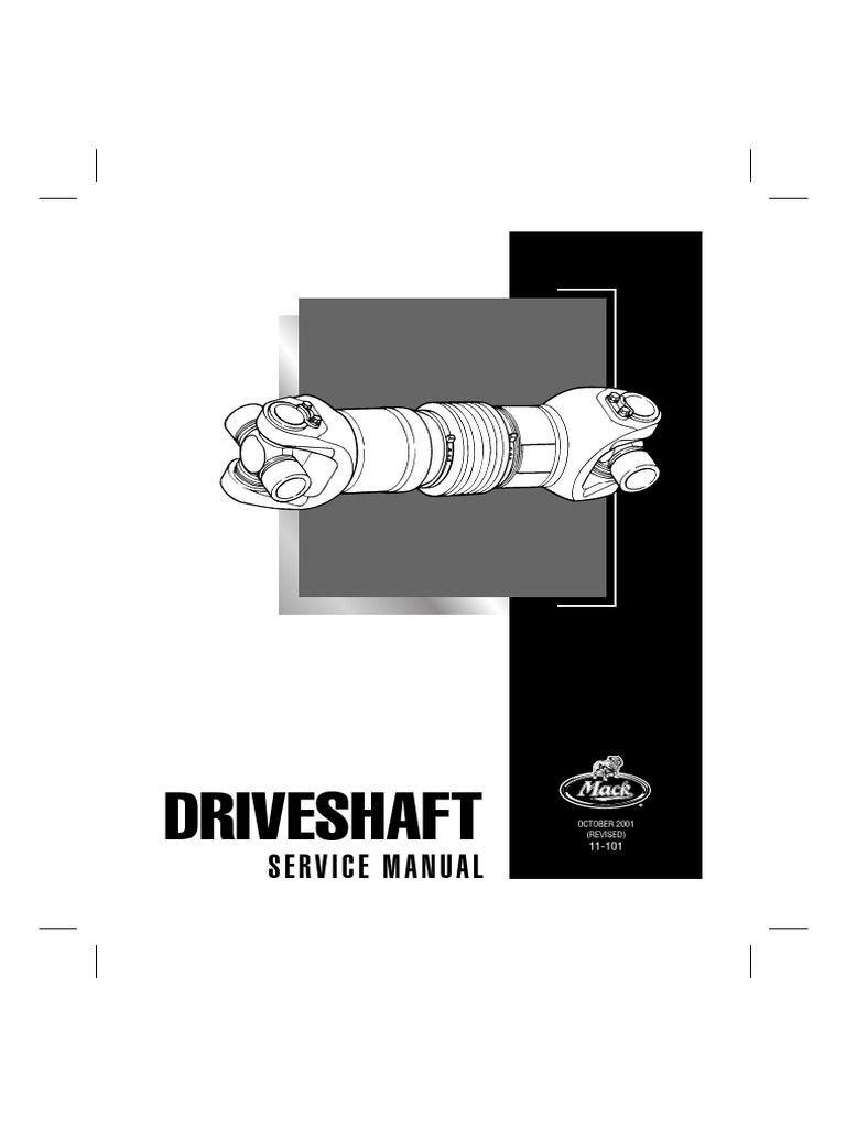 Driveshaft Service Manual | PDF