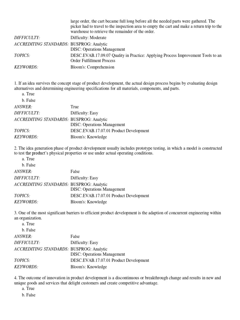 TB QM 7 | PDF | Design For Six Sigma | Reliability Engineering