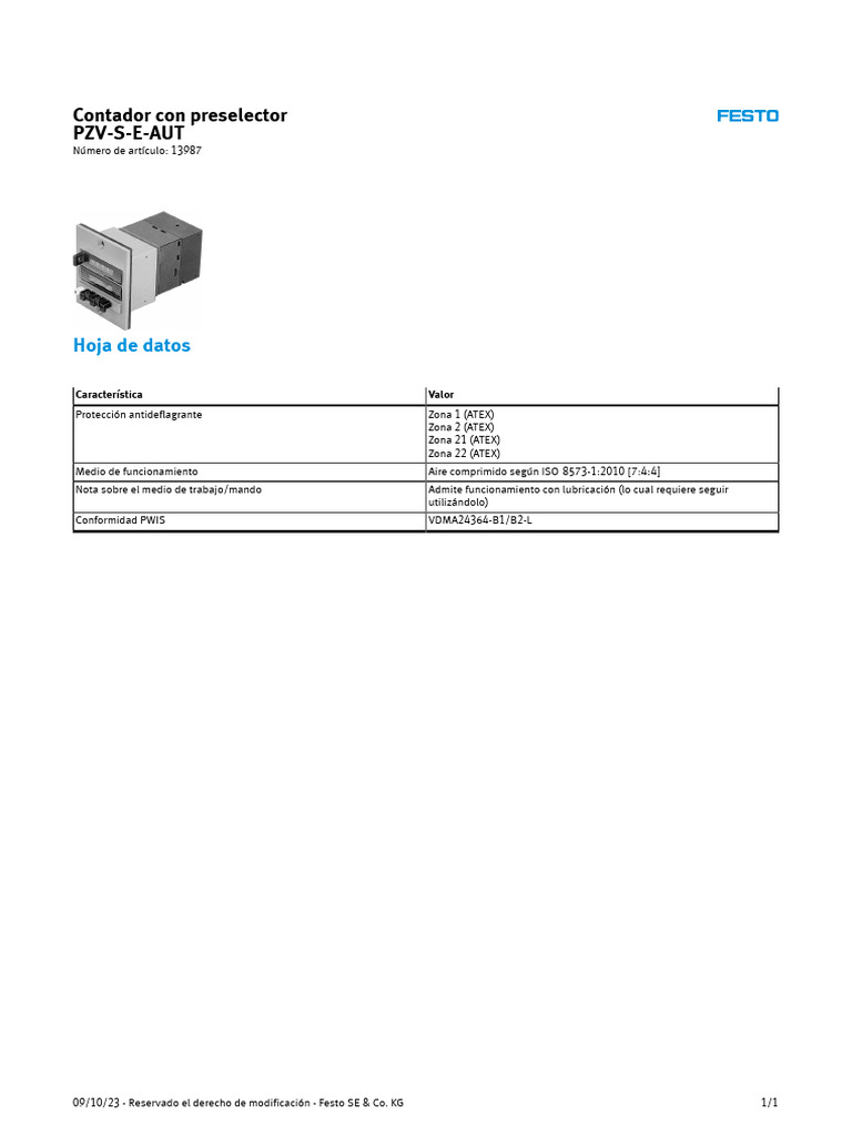 13987datasheet PZV-S-E-AUT | PDF