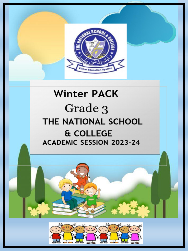 Winter PACK FOR GRADE 3.pdf Original | PDF | Physics | Physical Sciences