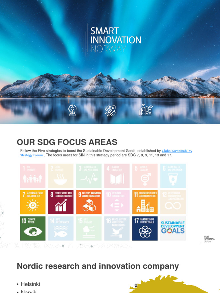 Smart Innovation Norway Company Presentation (Short Presentation As ...
