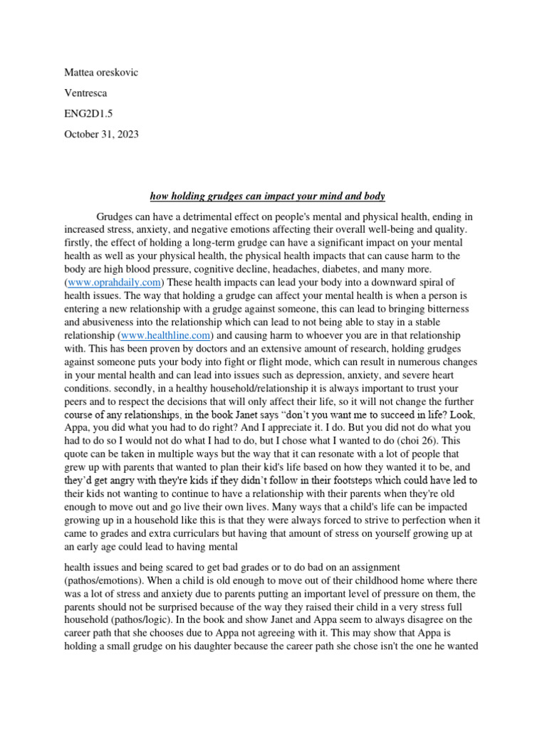 English Good Copy (Kims Convenience Script Assignment) | PDF | Self-Improvement | Wellness