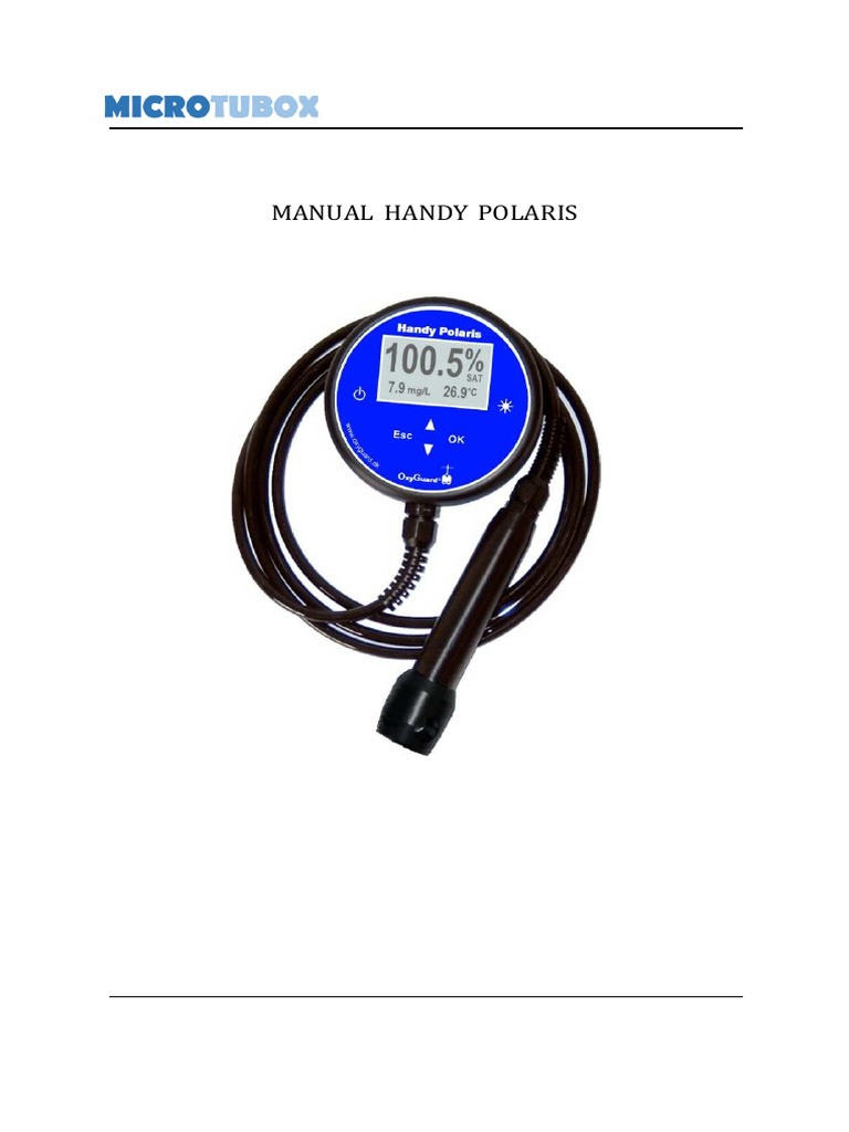 Manual Oxyguard Handy Polaris | PDF | Calibración