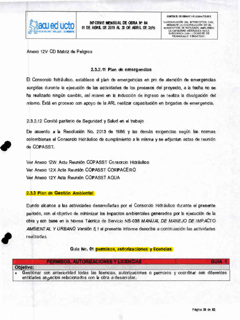 Ej Informe Ambiental EAAB | PDF | Residuos | Reciclaje