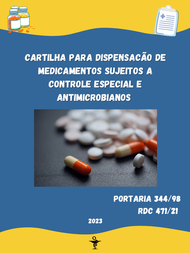 Cartilha 344:98 - RDC 471:21 | PDF | Receita médica | Especialidades médicas