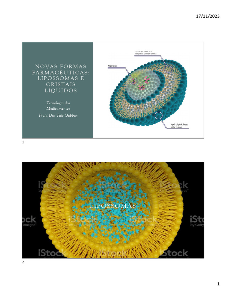 Lipossomas e Cristais Liquidos | Download grátis PDF | Química ...