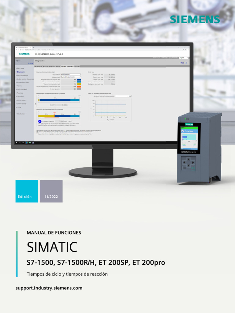 s71500 Cycle and Reaction Times Function Manual es-ES es-ES | PDF | Unidad Central de ...