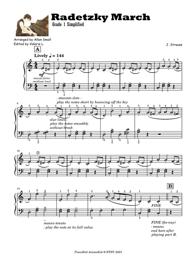 Radetzky MarchWITH2023HF | PDF | Musical Notation | Musical Compositions