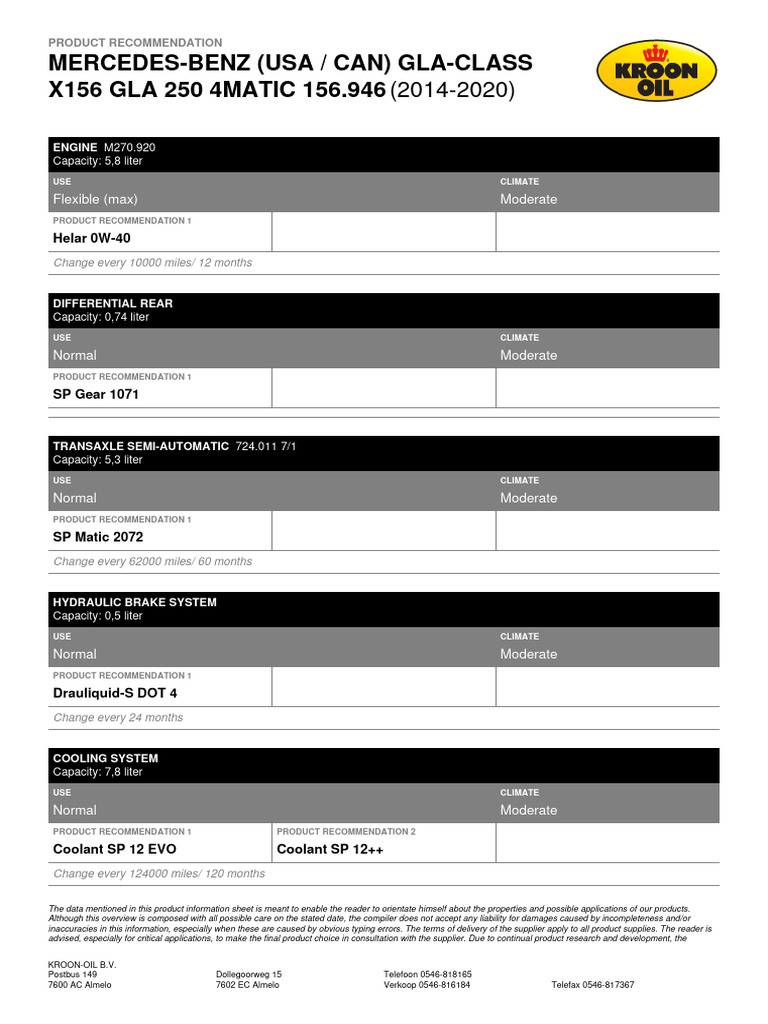 CAN) GLA-Class X156 GLA 250 4MATIC 156.946 (2014-2020) | PDF ...