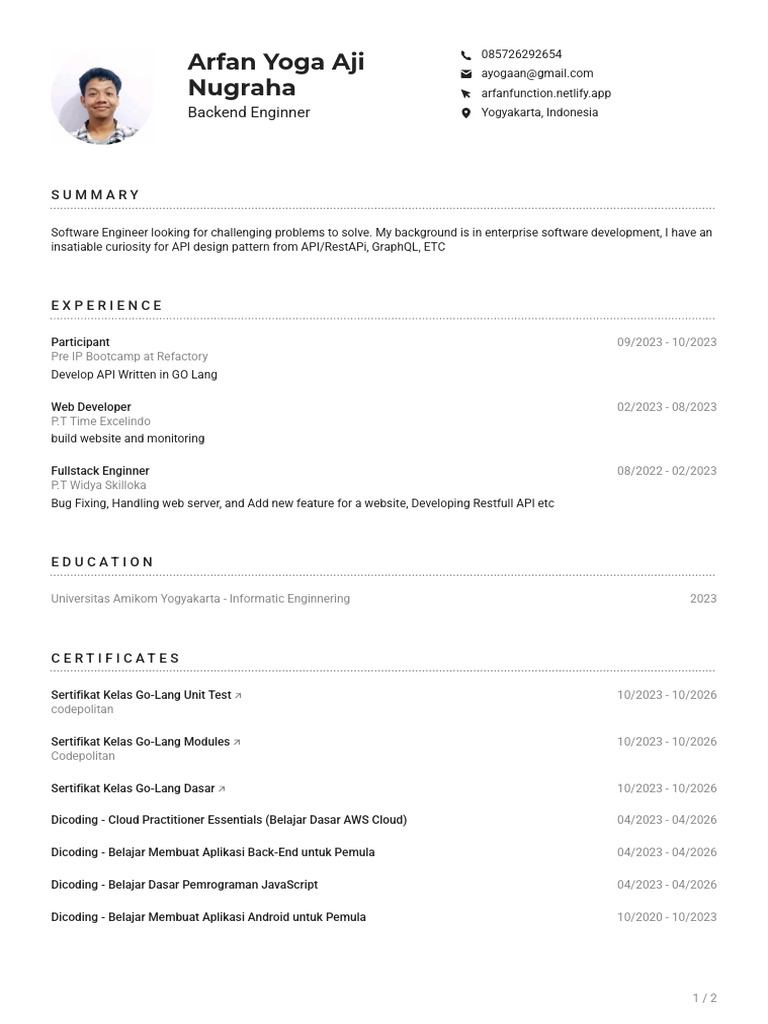 Arfan Yoga Aji Nugraha | PDF | Art | Technology & Engineering