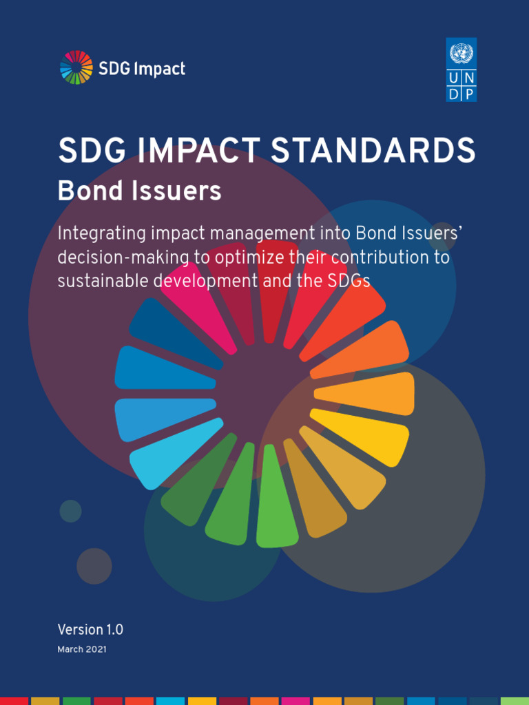 SDG Impact Standards For Bonds Version 1 - 0 FINAL - EN | PDF | Sustainability | Risk