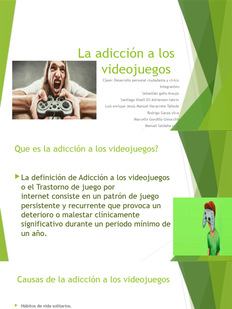 La Adicción A Los Videojuegos | PDF | Estilo de vida