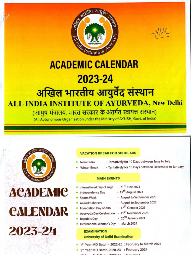 New Academic Calendar 2023-24-0001 Compressed | PDF