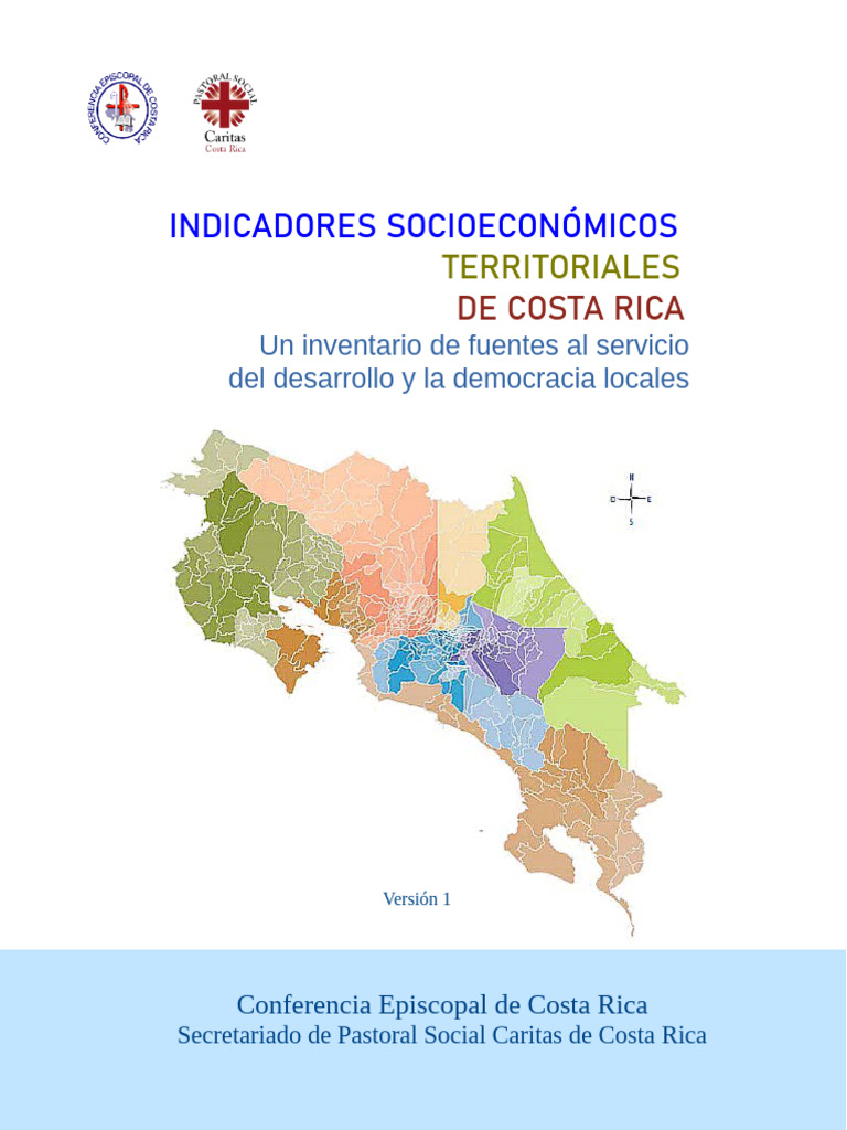 Indicadores Socioeconómicos Territoriales de Costa Rica | PDF | Costa ...