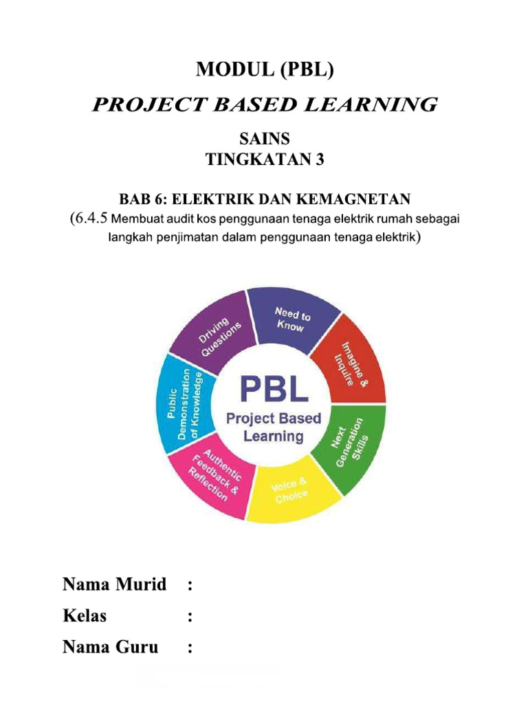 Latihan Pbl Sains Tingkatan 3 Bab 6 Keelektrikan Dan Kemagnetan Pdf