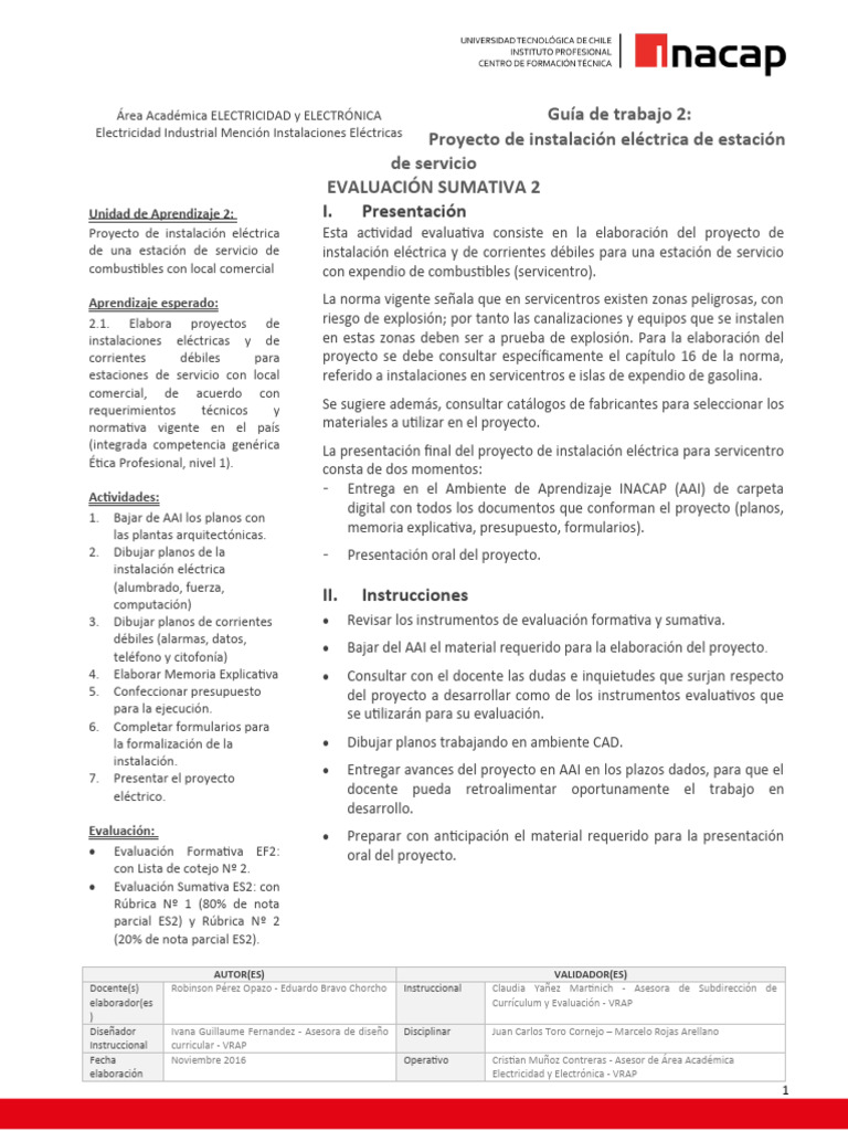 ELDP15 - U2 - Guia Proyecto Servicentro | PDF