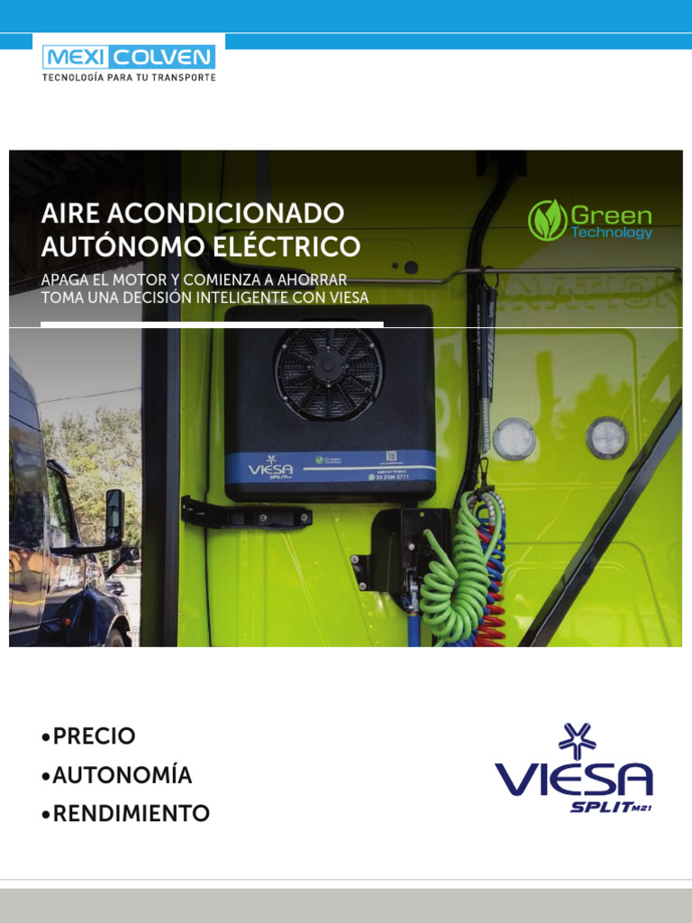 Folleto VIESA Split M21 - 000 | PDF | Camión | Motores