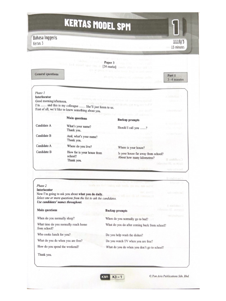 Kertas Model SPM | PDF