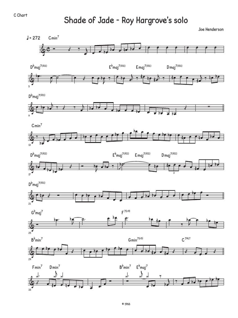 Shade of Jade - Lead Sheet | PDF