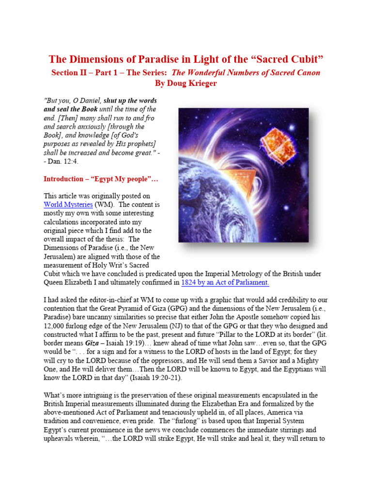 The Dimensions of Paradise John Michell | PDF