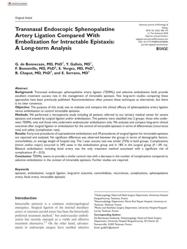 Ligation Vs Coagulation Analysis | PDF