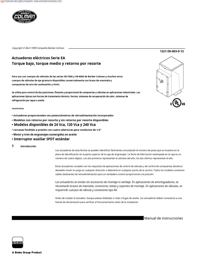 Series EA Electric Actuators Low Torque, Medium Torque, and Spring ...