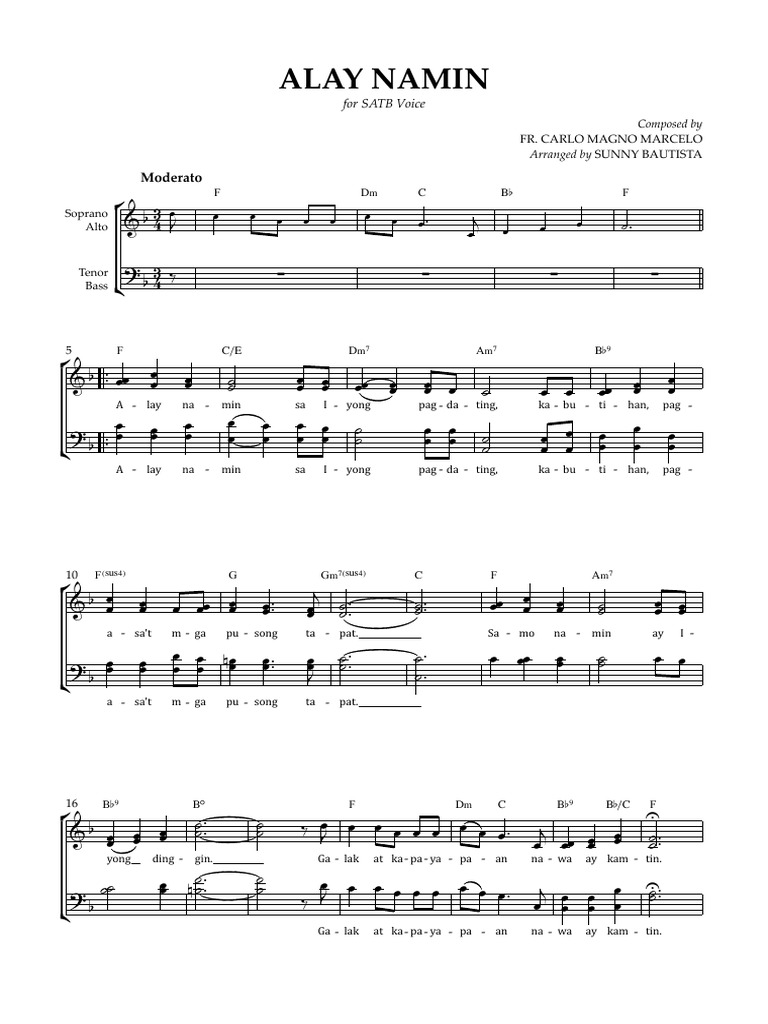 Alay Namin - Fr. Carlo Magsino | PDF
