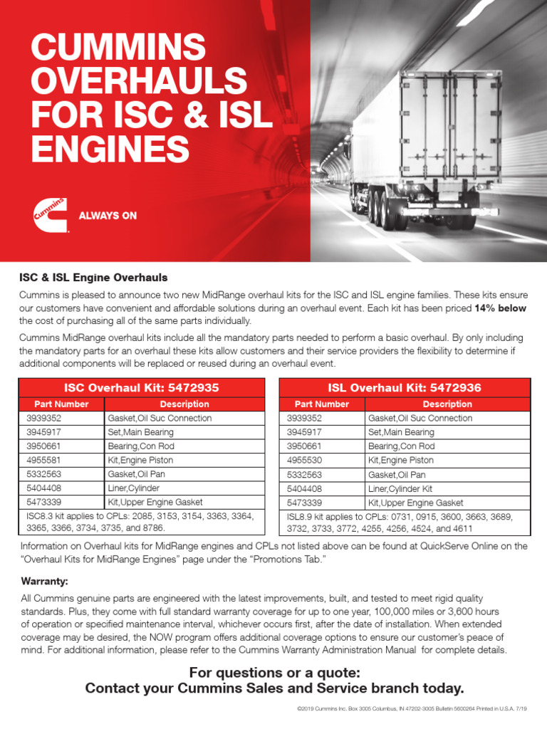 ISL ISC Overhaul | PDF