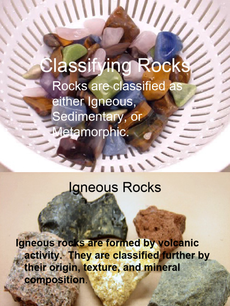 Classifying Rocks Power Point Presentation | PDF