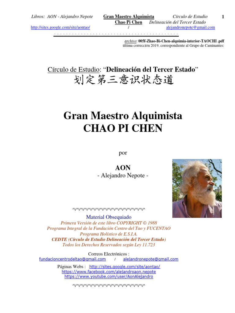 2019 30 - Zhao Bi Chen Alquimia Interior TAOCHI | PDF | Alquimia | Yin ...
