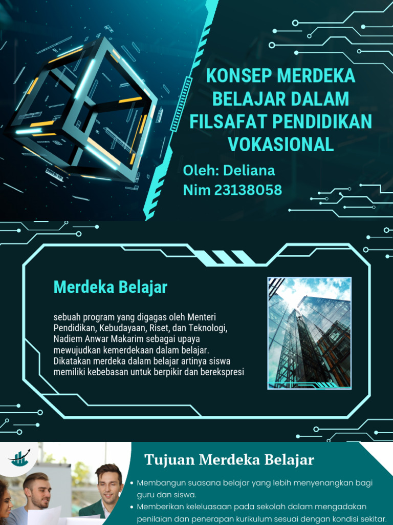 Konsep Merdeka Belajar Dalam Filsafat Pendidikan Vokasional | PDF