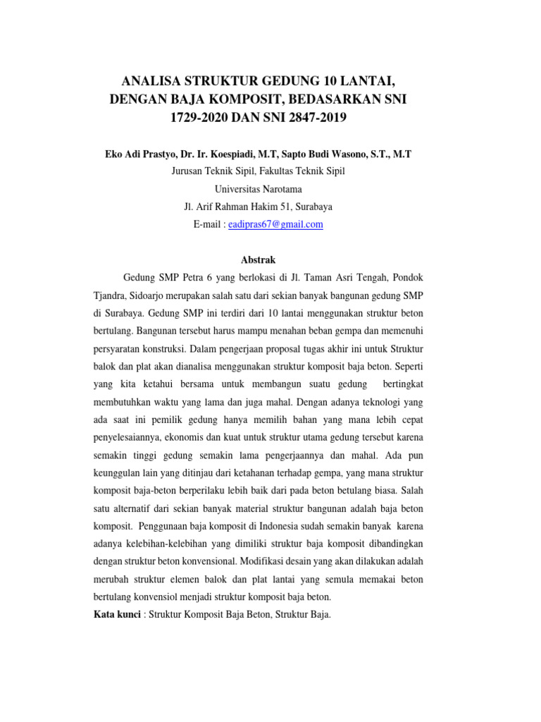 Jurnal Proposal Tugas Akhir Eko Adi Prastyo | PDF