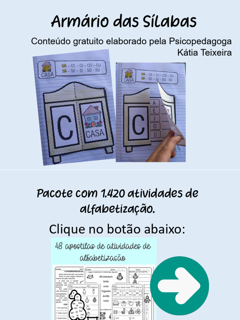 Armario Das Silabas Arquivo Final Pdf