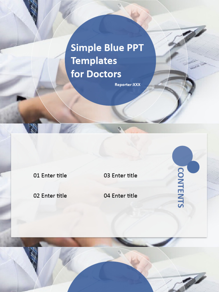 Medical Dark Blue Slide | PDF | Language Arts & Discipline