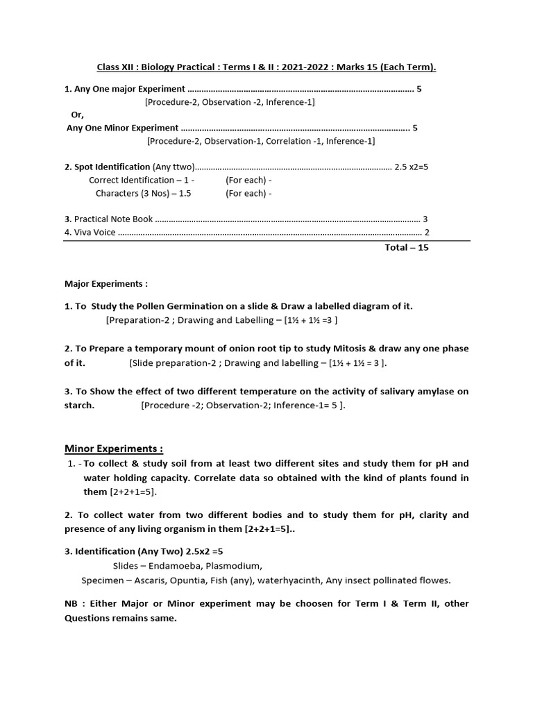 B P of Class XII Practical Term I Term II | PDF | Statistics | Titration