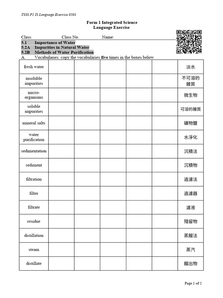 F1 Science | PDF | Water Purification | Water