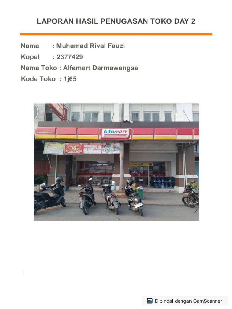 MUHAMAD RIVAL FAUZI - 2377429 (Tugas Penugasan Toko Day 2) | PDF