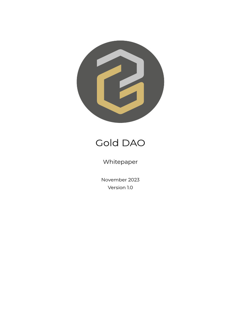 Gold DAO | PDF
