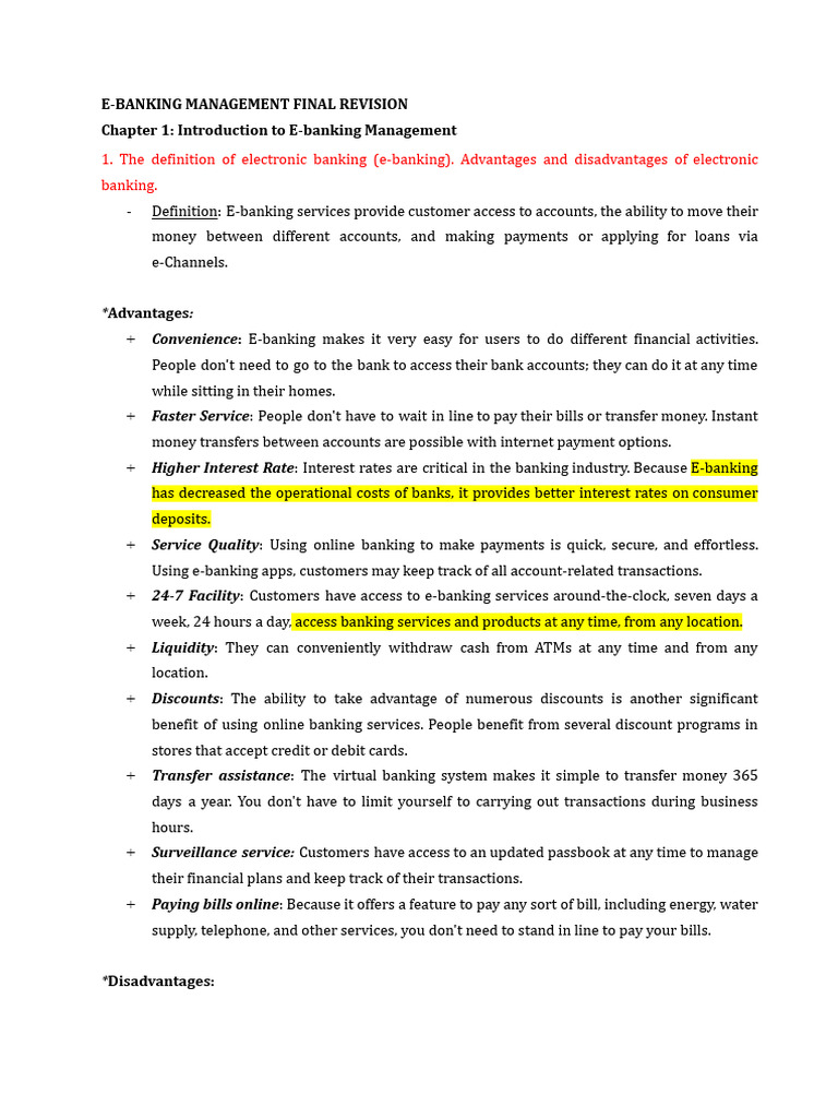 E-Banking Management | PDF | Cloud Computing | Banks & Banking