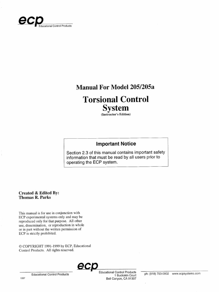 LabManual ECP205 | PDF